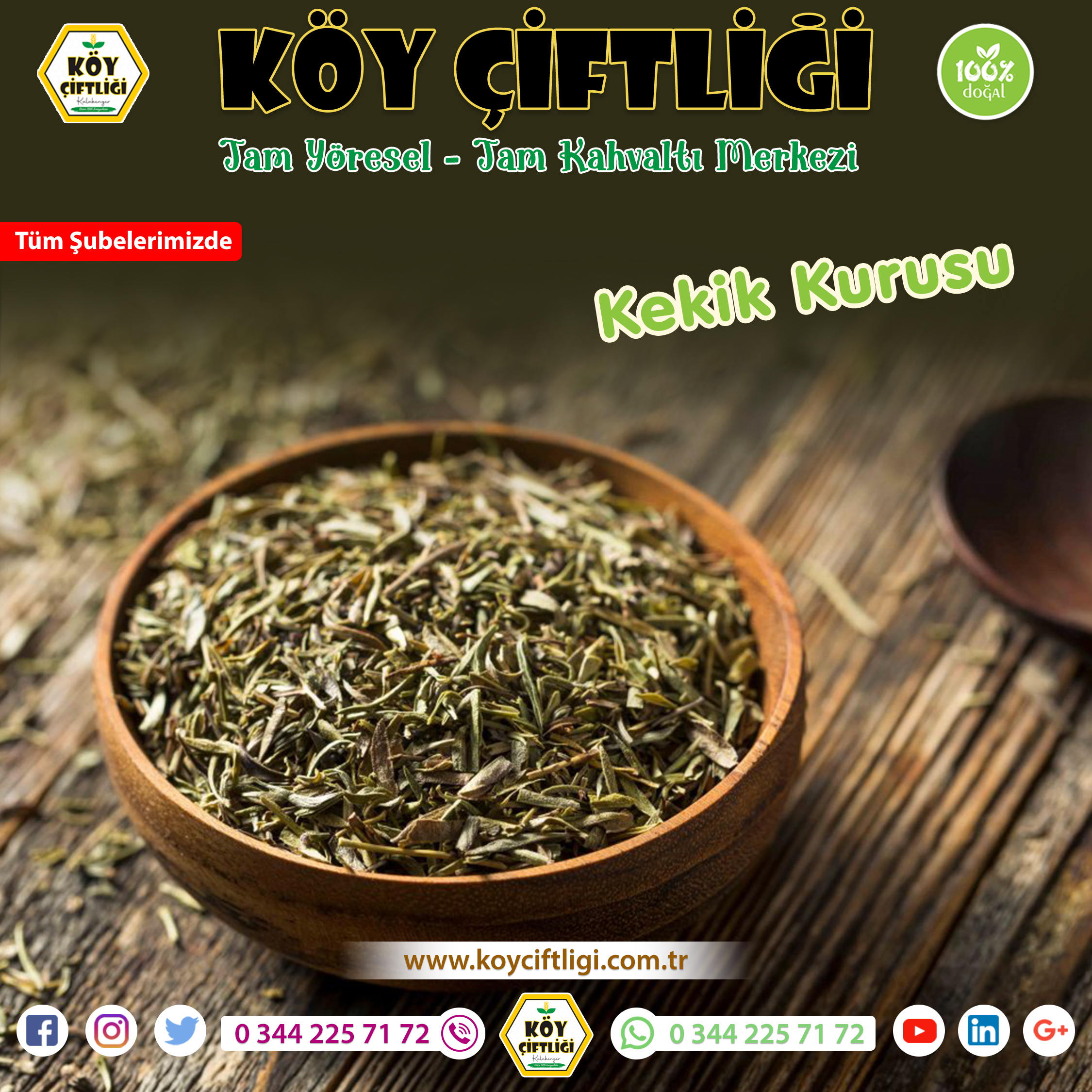 Kekik Kurusu KÖY ÇİFTLİĞİ ’nde Kekik Kurusu KÖY ÇİFTLİĞİ ’nde